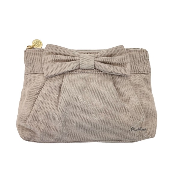 GUERLAIN | Bags | Guerlain Parfums Clutch With Bow | Poshmark
